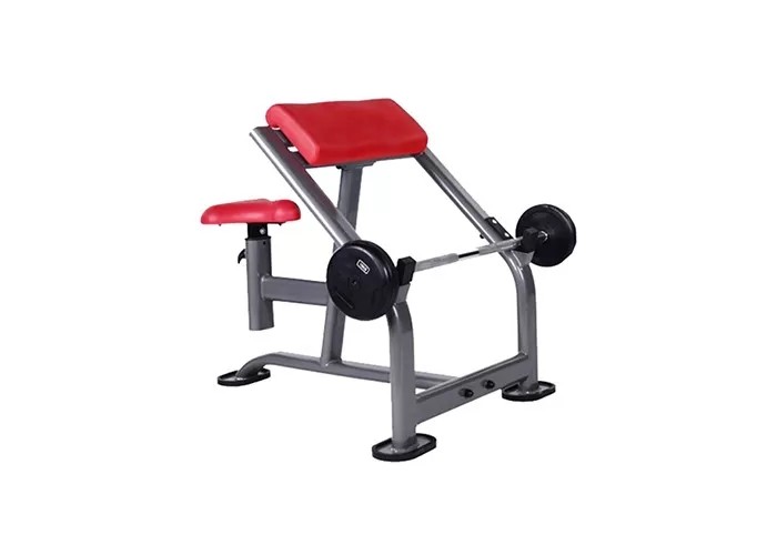 Seated Sports Weight Scott Curl Biceps Workout Bench Commercial Gym Rack